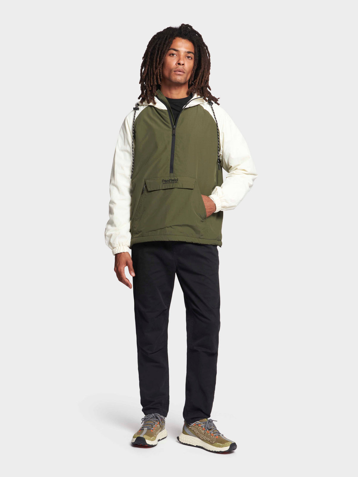 Hudson Script Windbreaker Jacket in Forest Night – Penfield